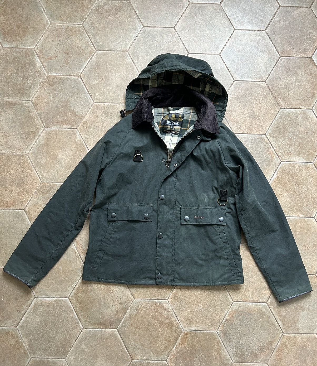 Barbour × Streetwear BARBOUR STANDEN WAX SHORT JACKET | Grailed