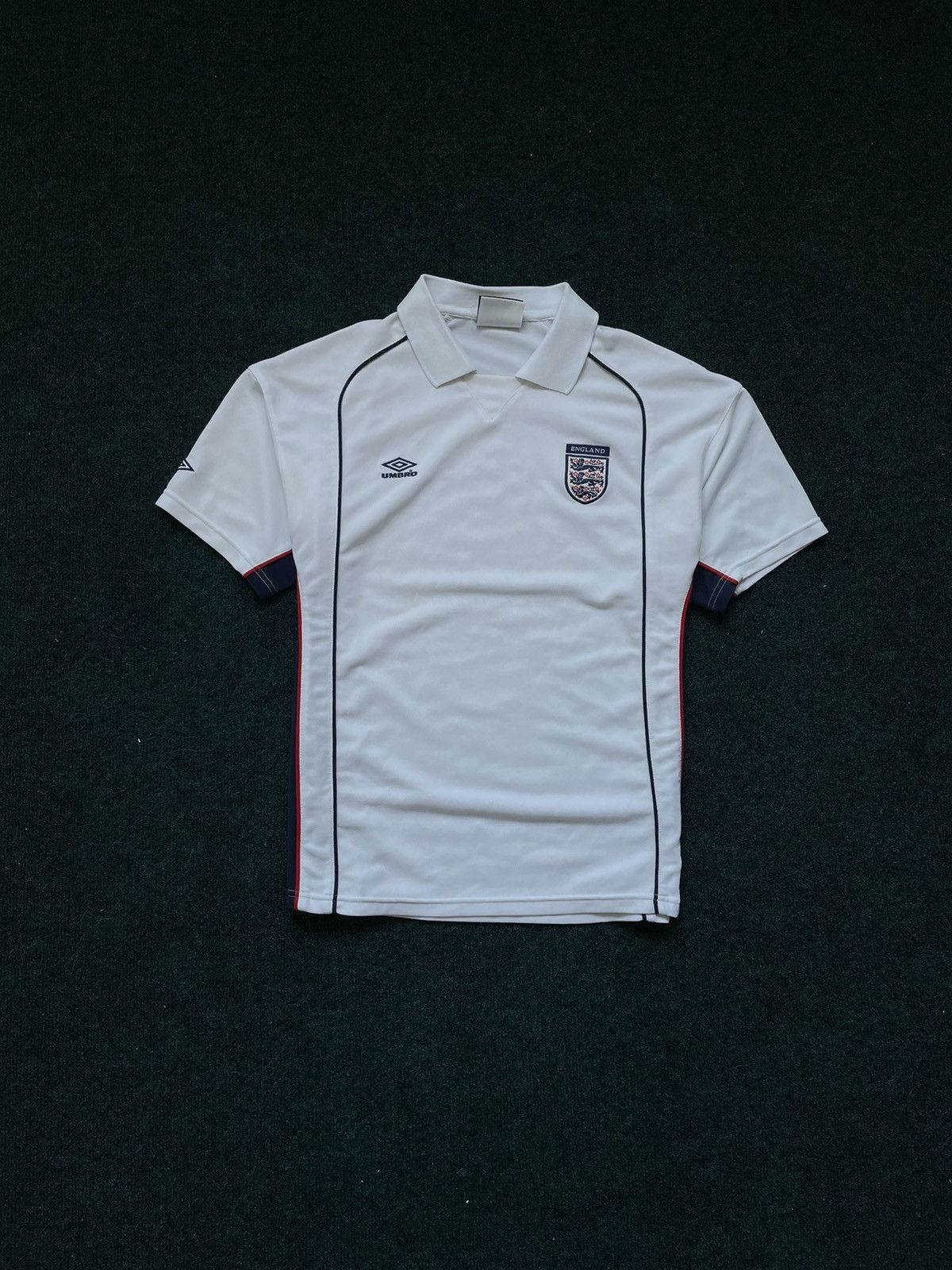 Vintage VINTAGE NATIONAL TEAM ENGLAND 1990s 90s TRAINING SHIRT POLO ...