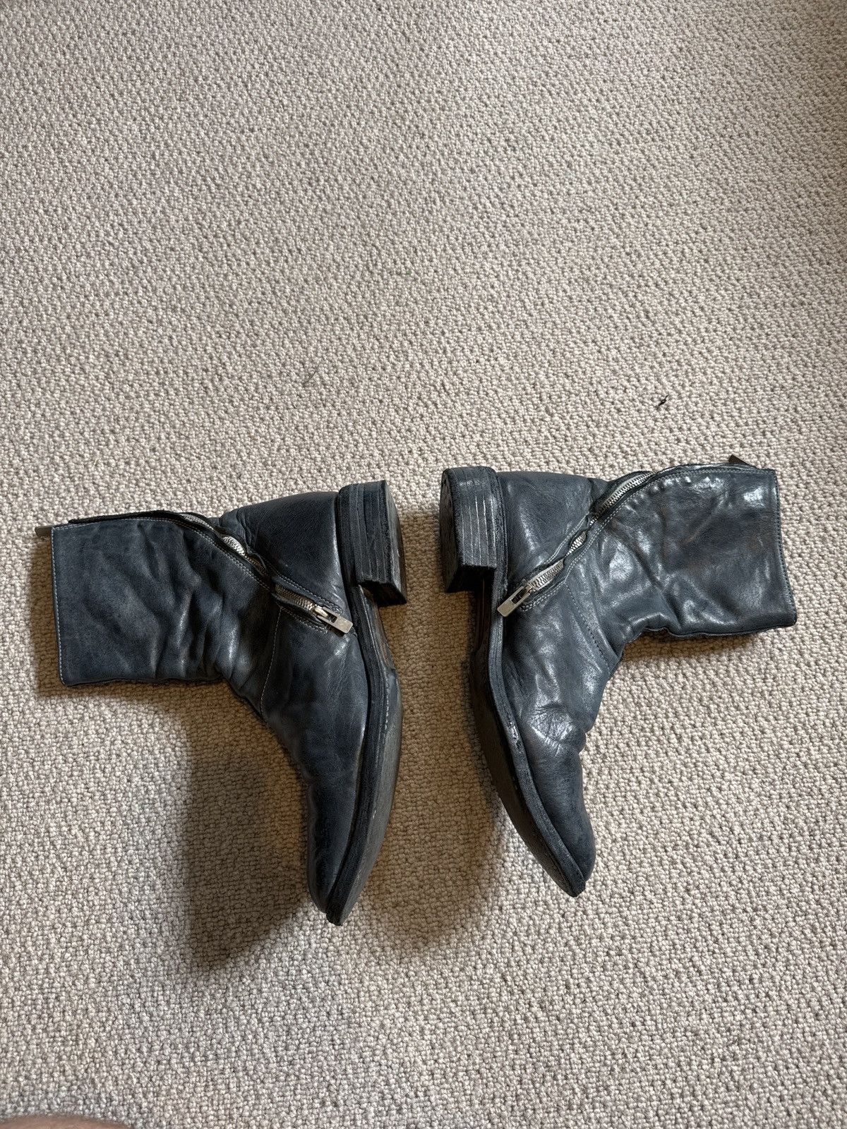 Carol Christian Poell Petrol Tornado Boots CCP7 | Grailed
