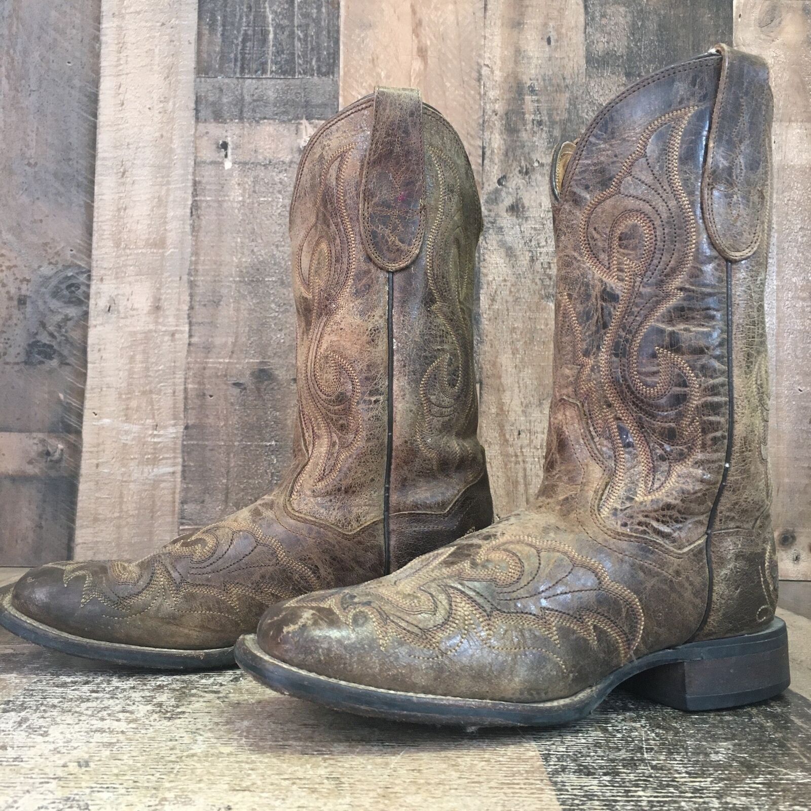 Dan Post Western Boot Dan Post 2873 Cowgirl Certified Square Toe Cowboy ...