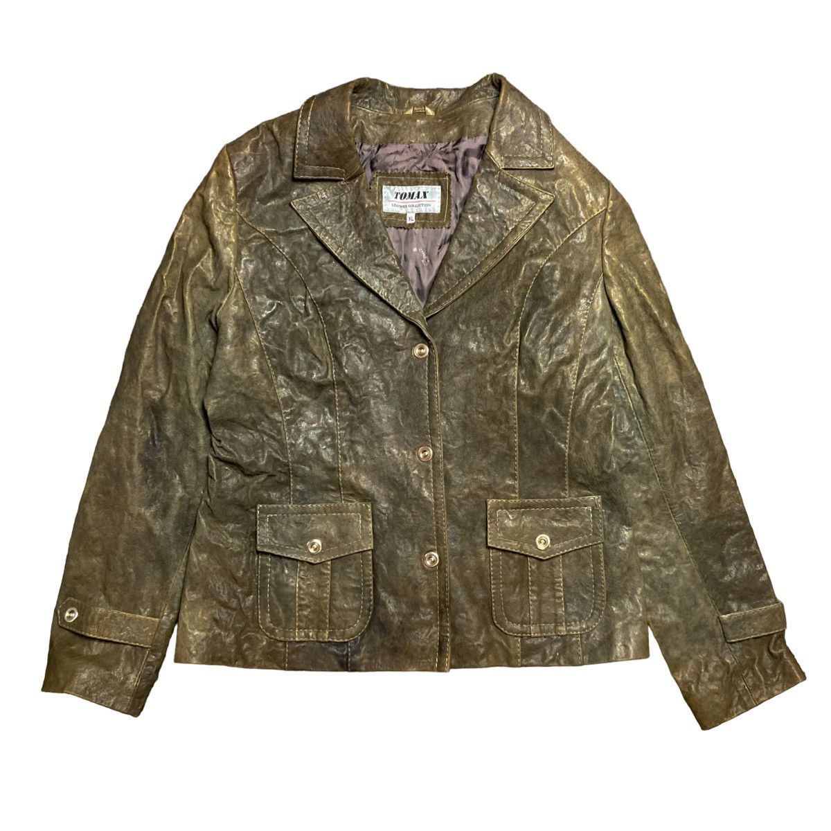 Avant Garde × Leather Jacket × Vintage Opium vintage dirty leather ...