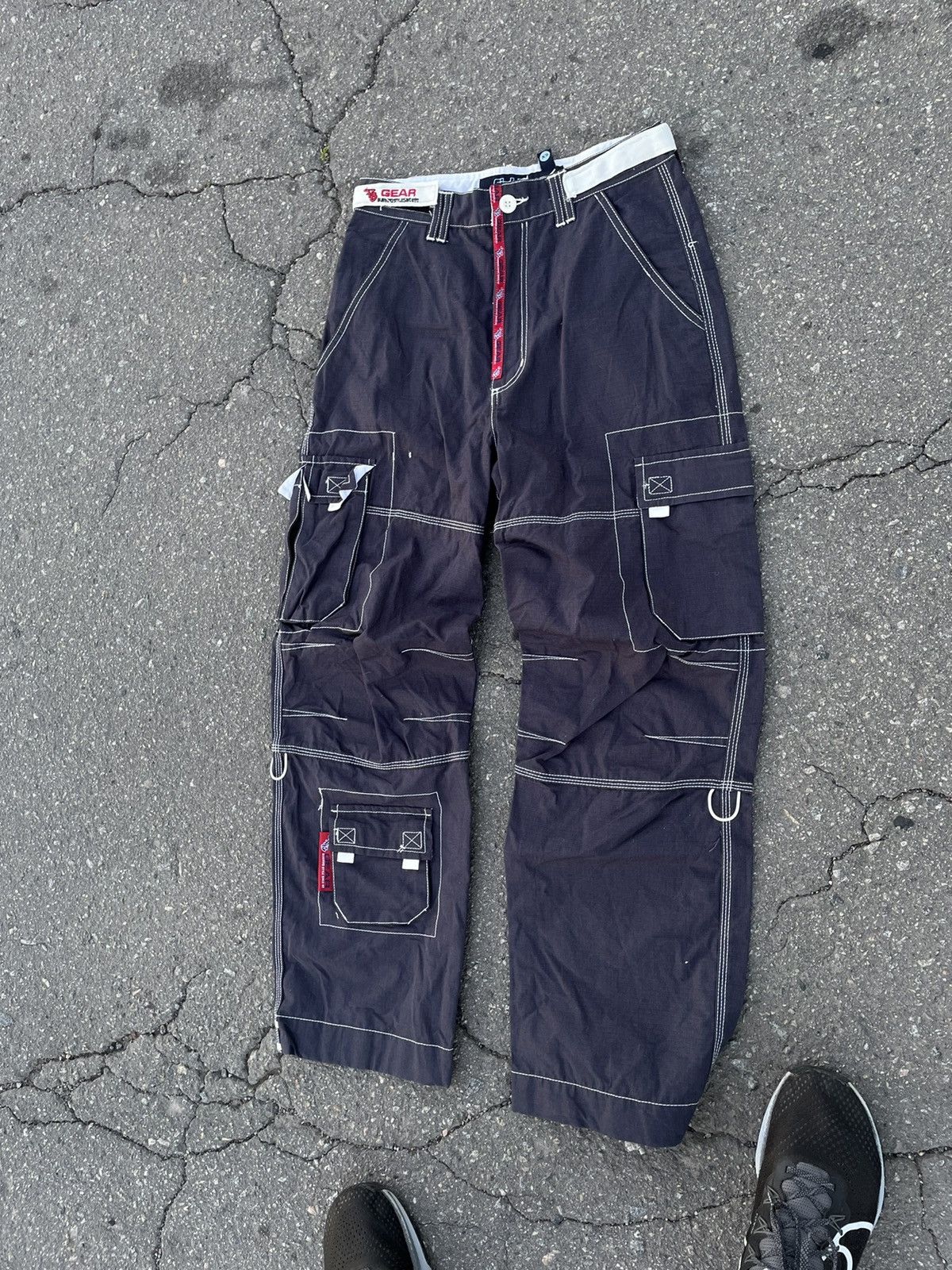 Fubu × Jnco × Southpole Vintage Y2K Fishbone Rap Hip Hop Cargo Pants ...