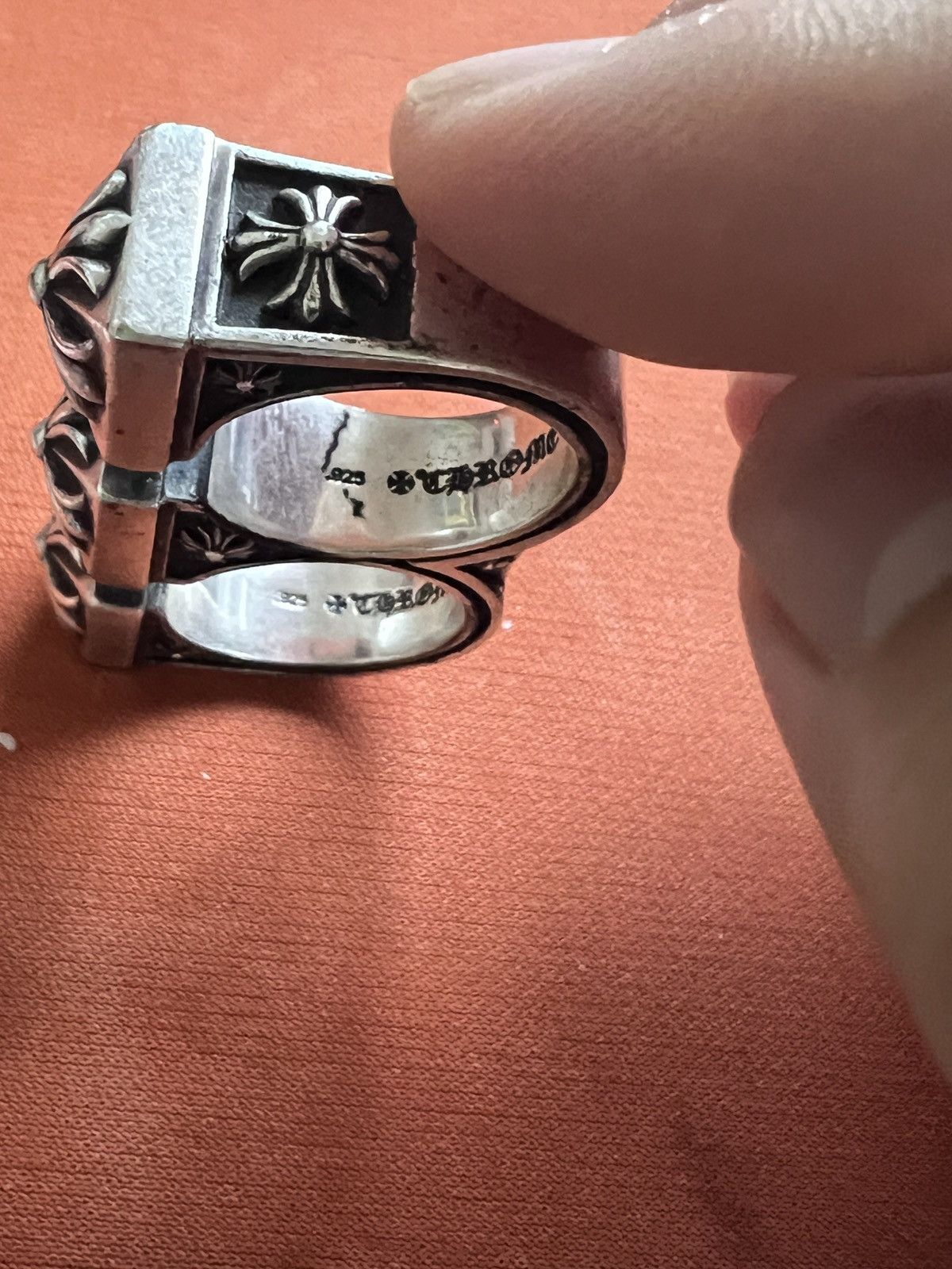 Chrome Hearts Chrome knuckles ring | Grailed