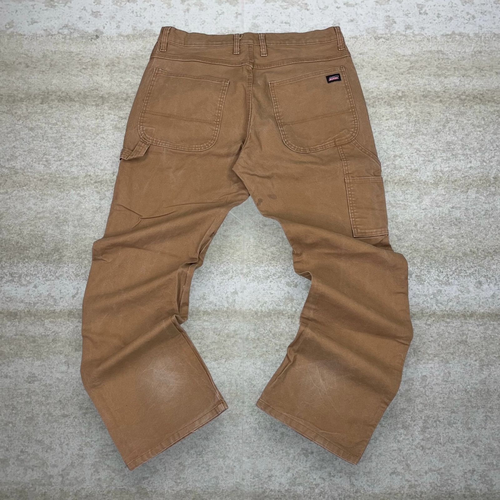 Dickies Vintage 90s Dickies Carpenter Pants 34x32 Baggy Camel Tan | Grailed