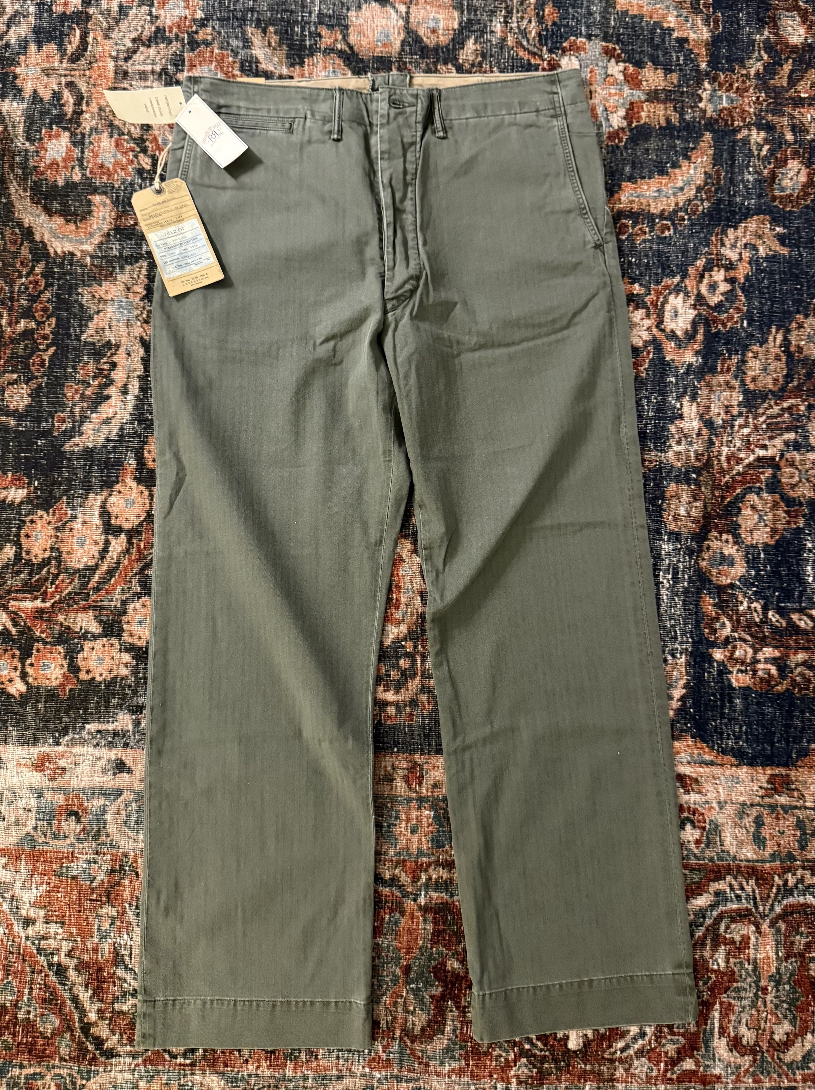 RRL Ralph Lauren Double RL RRL Herringbone Twill Field Pant - Olive ...