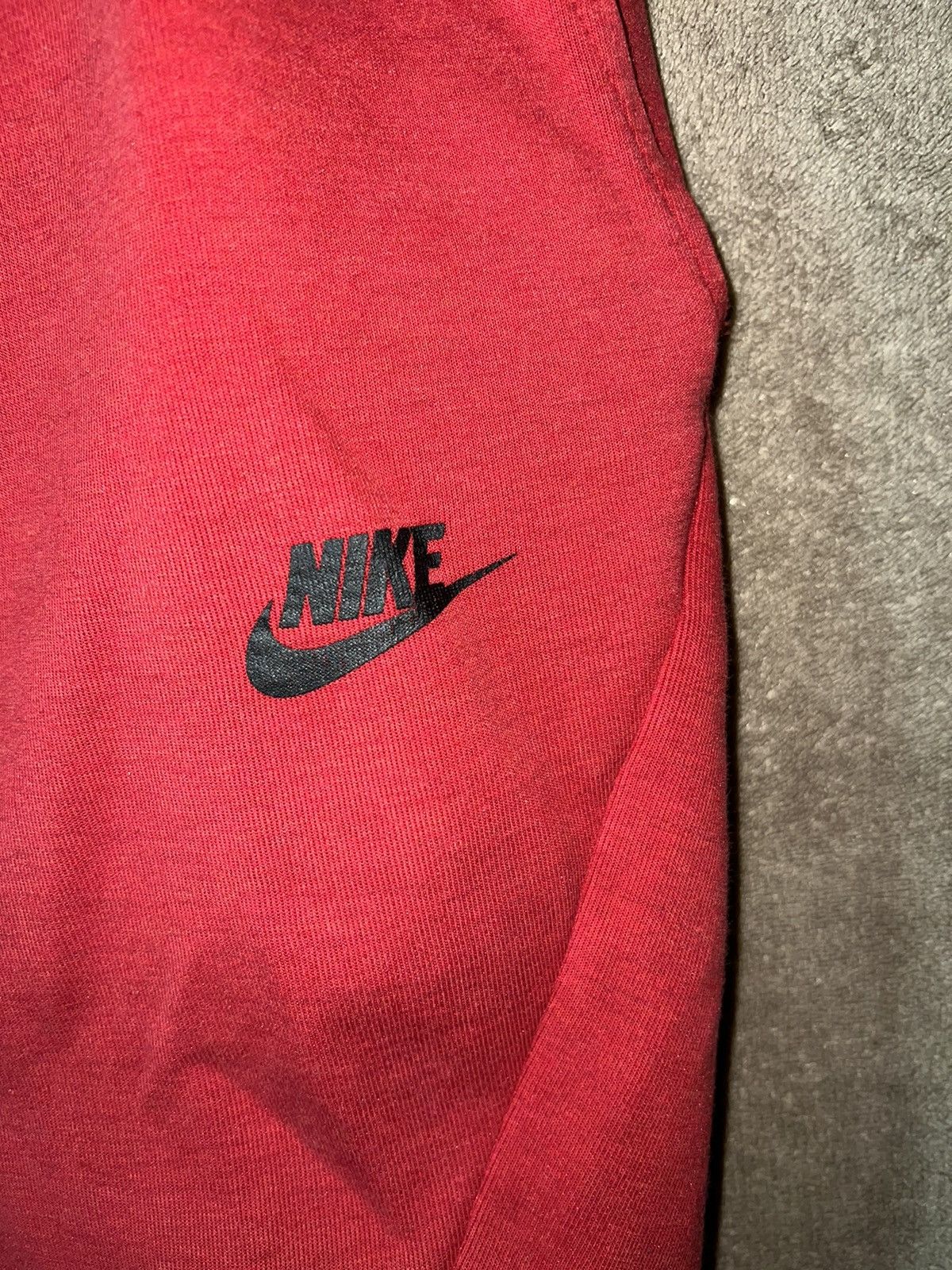 Nike Men’s Nike Tech Fleece Jogger Sweatpants Red Medium | Grailed