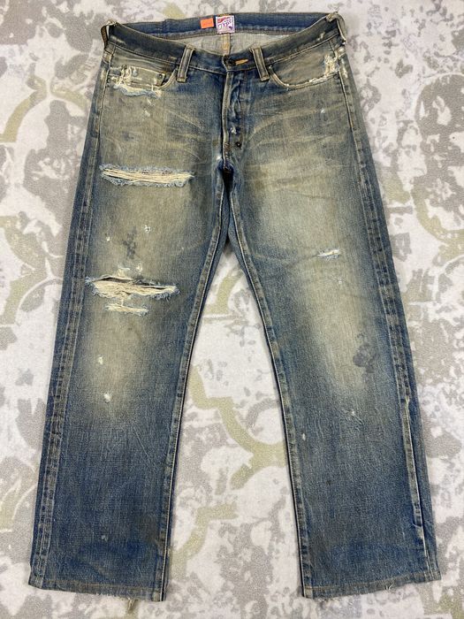 Vintage Vintage Selvedge Prps Distressed Blue Jeans 32x26.5- JN3923 | Grailed