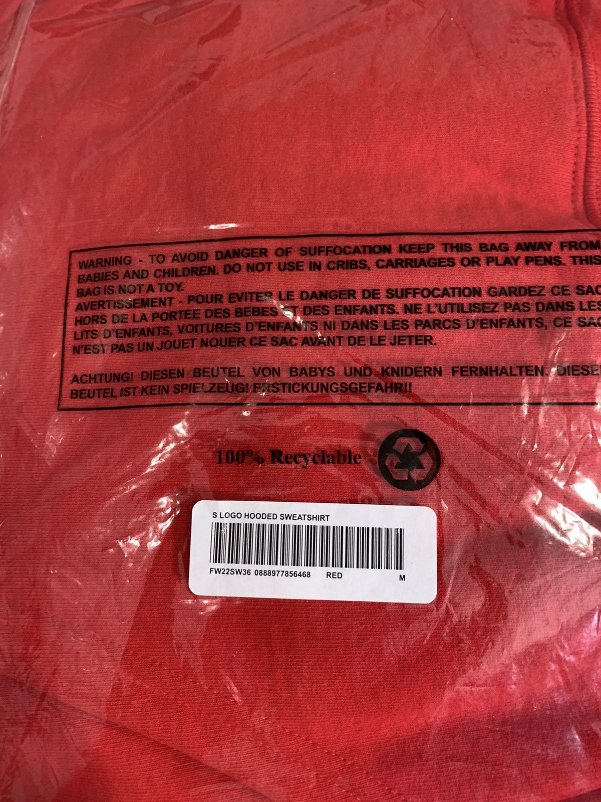 Supreme “Devil Horns” S Logo Hooded Sweatshirt | Grailed