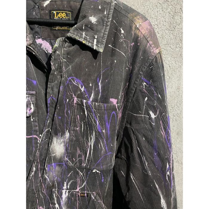 Vintage LEE VINTAGE GRAY CORDUROY PAINT SPLATTER COAT GALLERYDEPT | Grailed