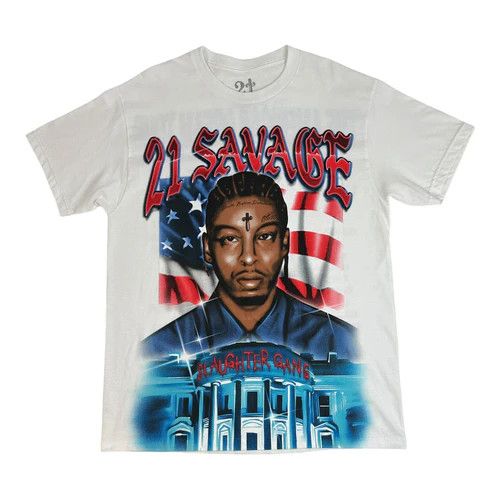 21 Savage 21 SAVAGE AMERICAN DREAM TOUR T-SHIRT | Grailed