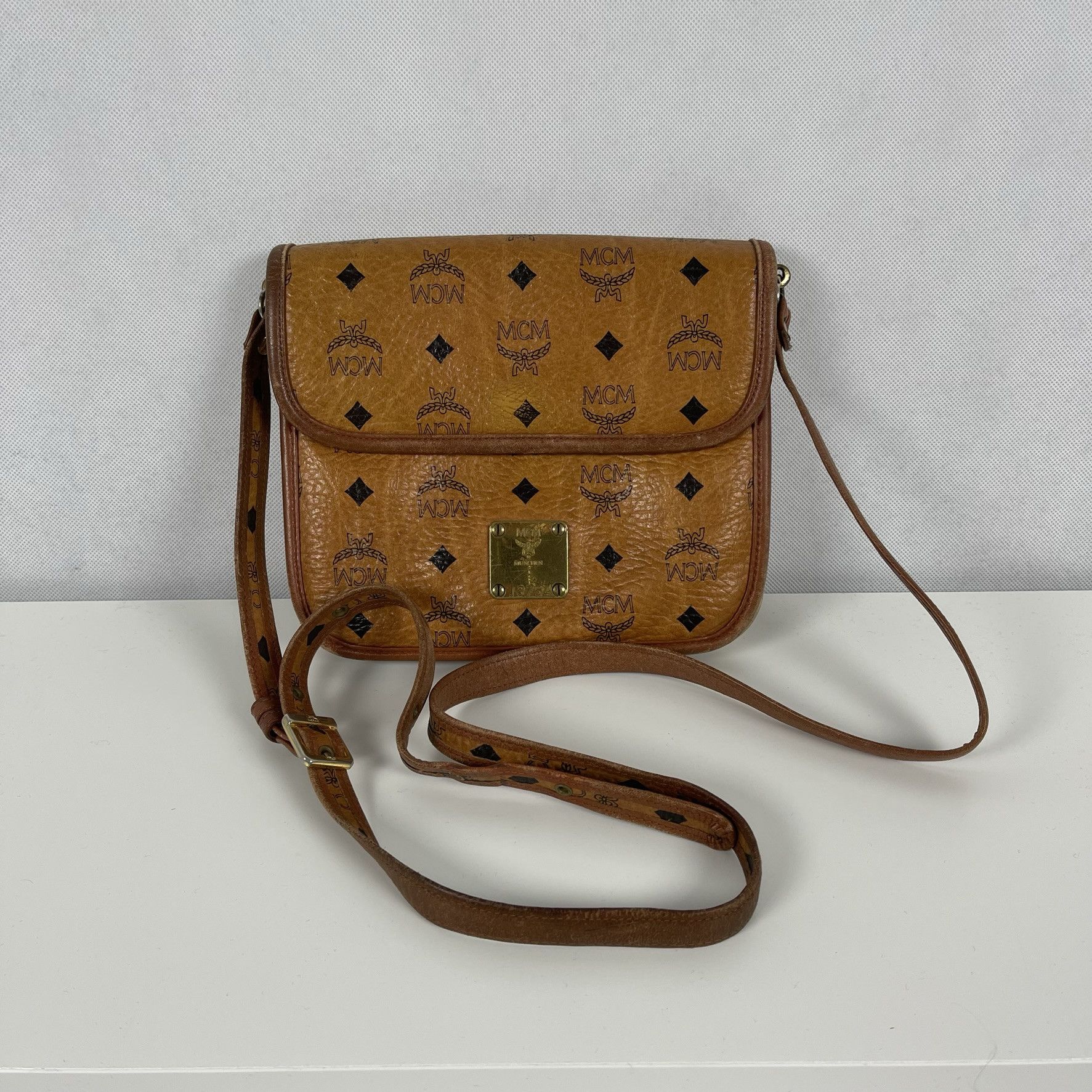 Archival Clothing × MCM × Vintage Vintage MCM Crossbody Monogram Bag ...