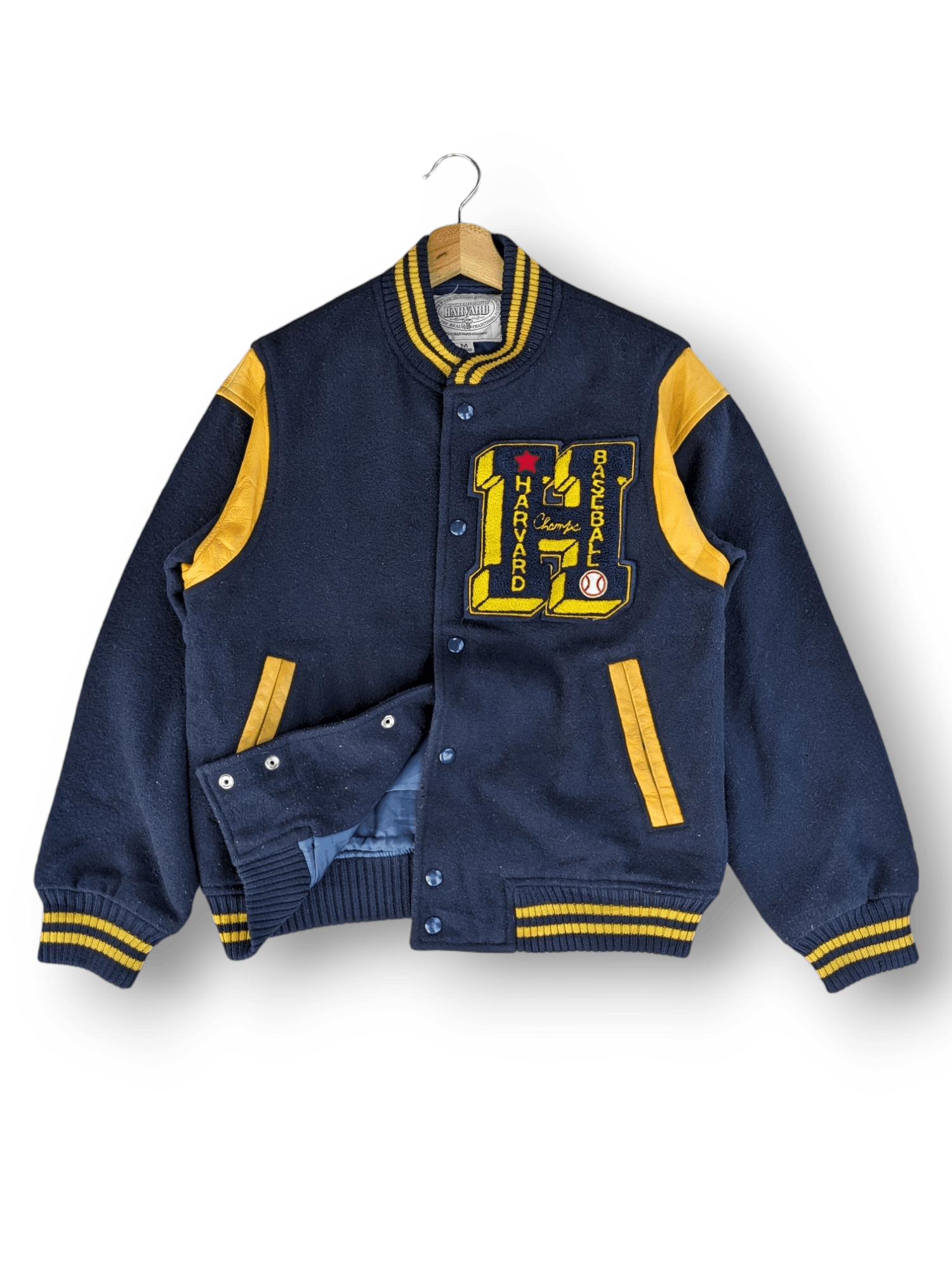 Harvard × Varsity Jacket × Vintage Rare Vintage Harvard Baseball ...