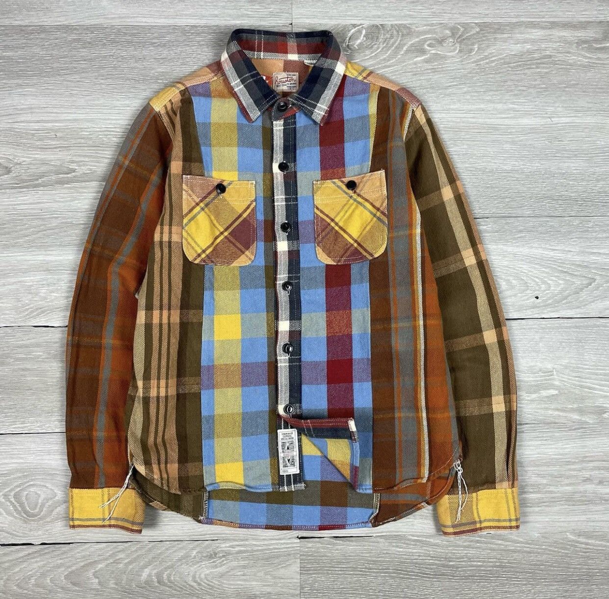 Flannel houston 🇺🇸 heavy flannel chain stitch | Grailed