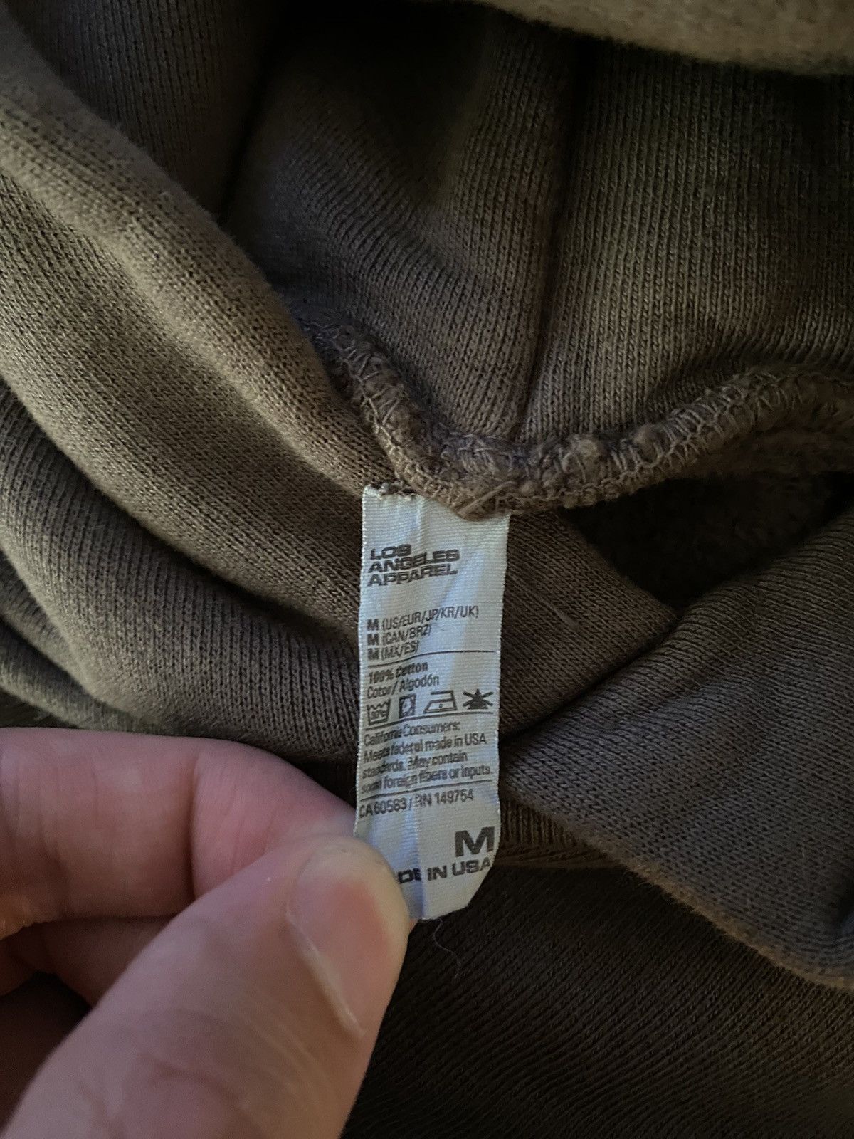 Kanye West × Los Angeles Apparel Sample LA Apparel Yeezy Boxy Puffy ...