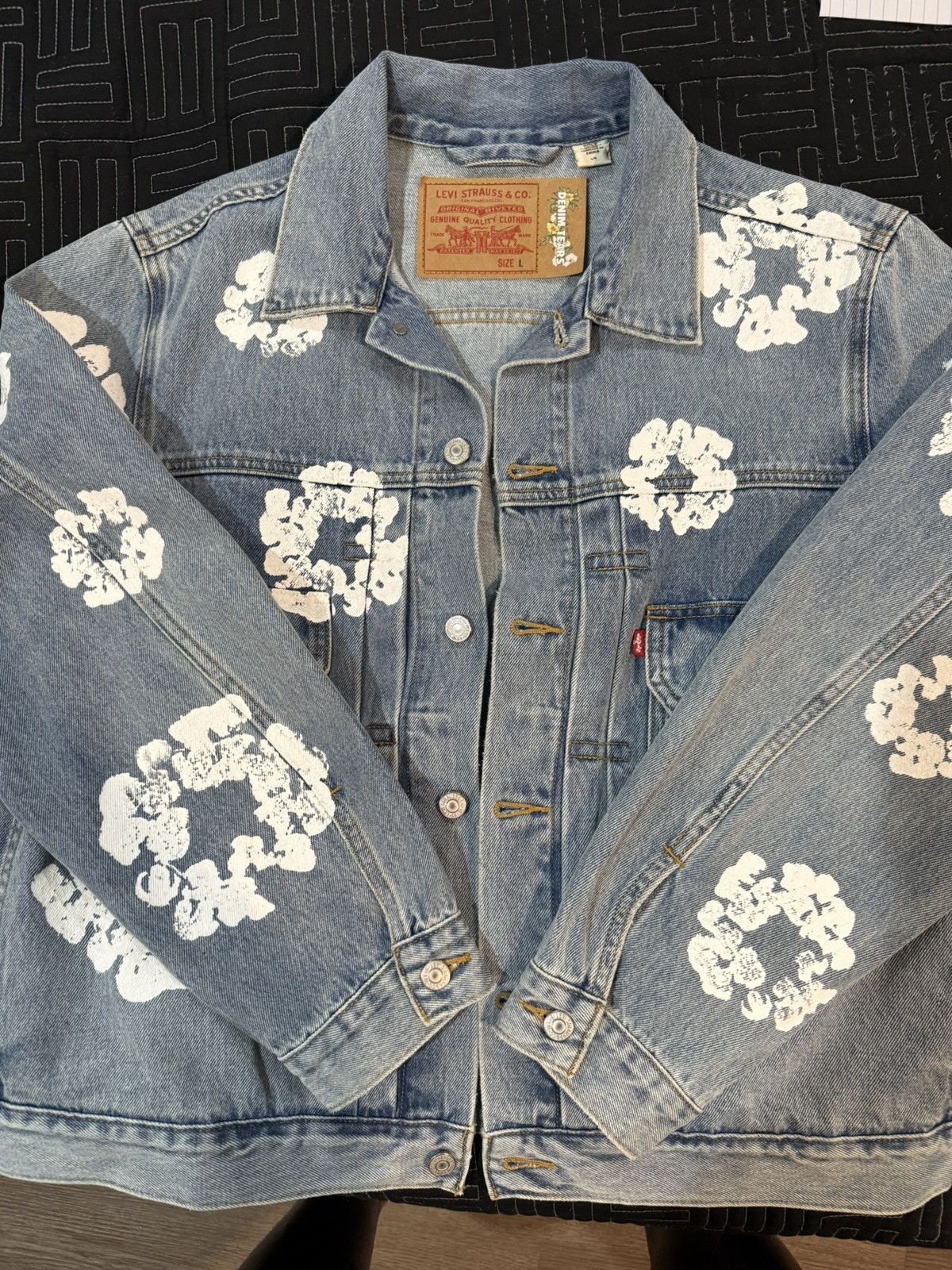 DENIM TEARS × Levi's Levi's x Denim Tears Light Wash Denim Jacket | Grailed