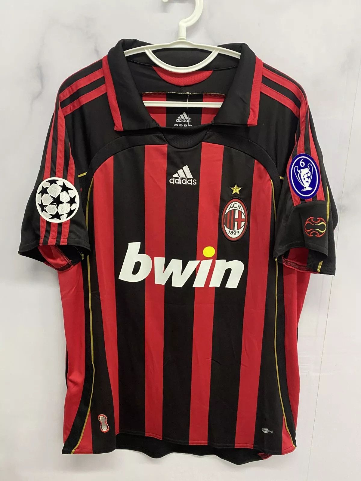 Adidas AC Milan 2007 Champions League Final Adidas Jersey Home KAKA | Grailed