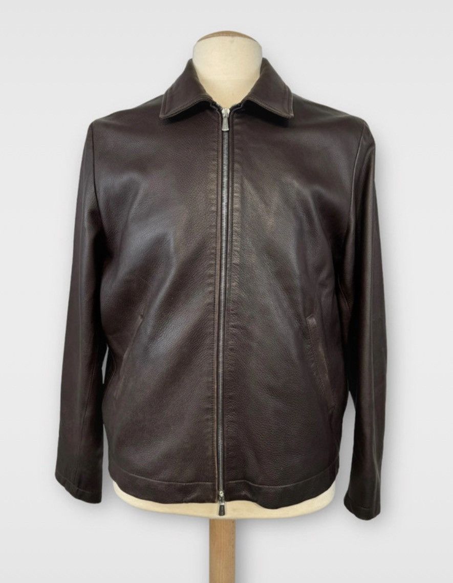 Loro Piana FERRARA LEATHER JACKET | Grailed
