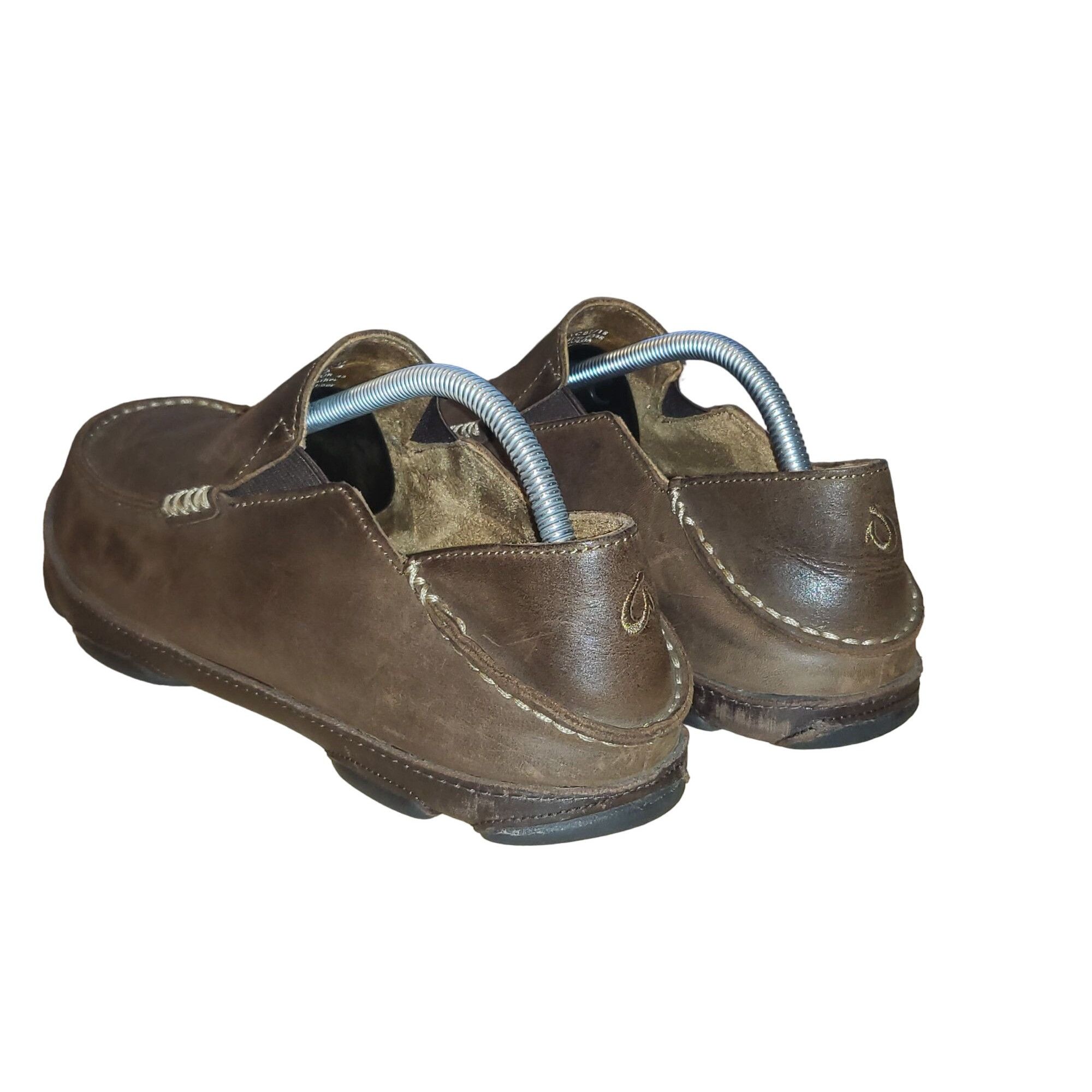 Olukai Olukai Moloa Slip On Shoes Men Sz 10 EU 43 Leather Dark Java ...