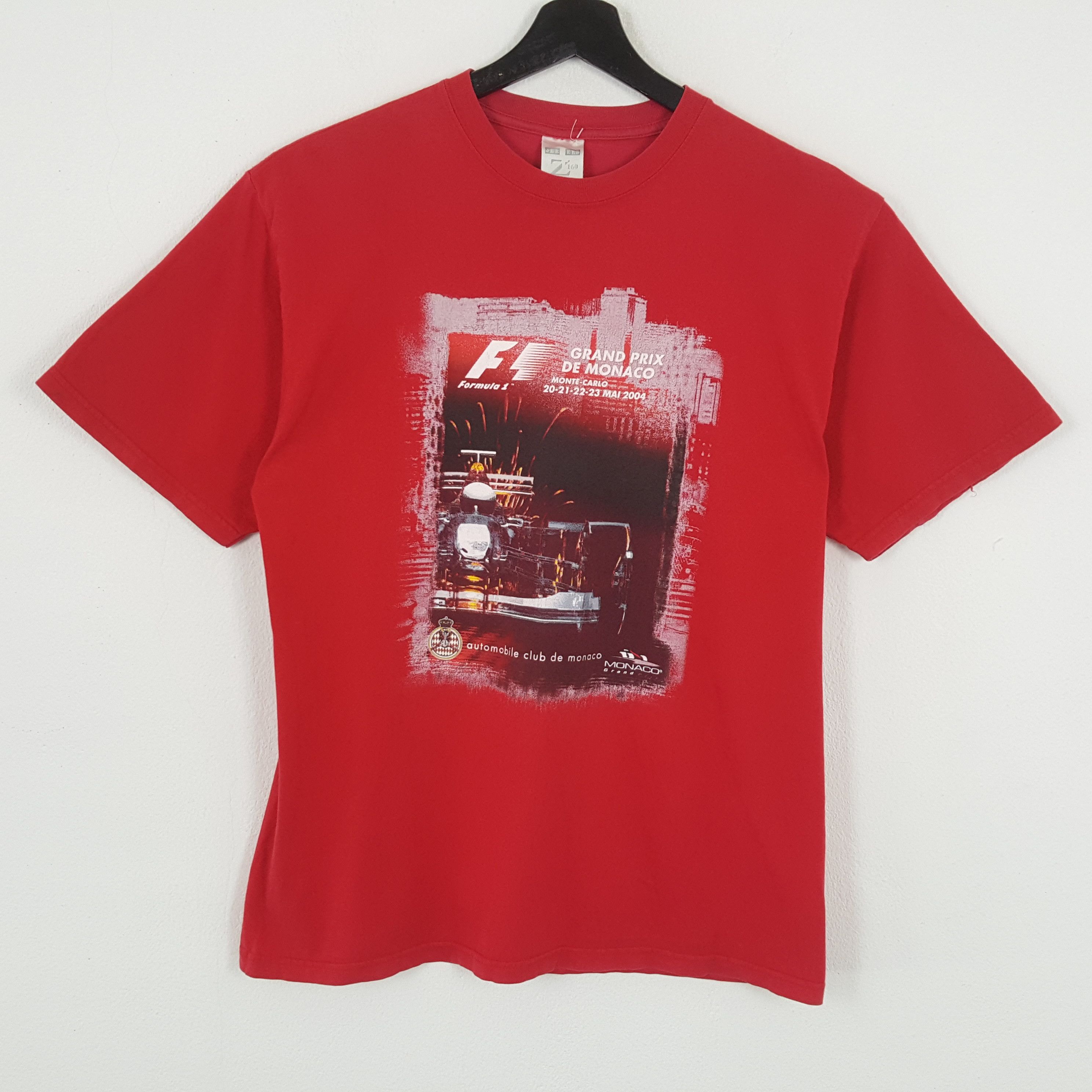 Vintage Formula One F1 GRAND PRIX DE MONACA Tshirt | Grailed