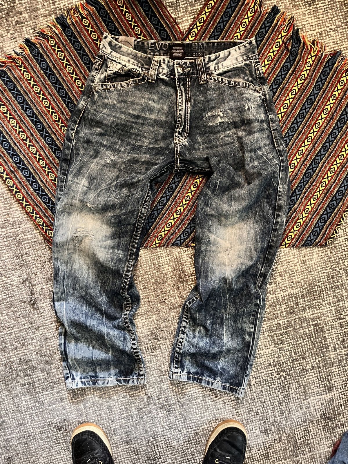 Distressed Denim × Streetwear × Vintage EVOLUTION IN DESIGN Jeans | Grailed