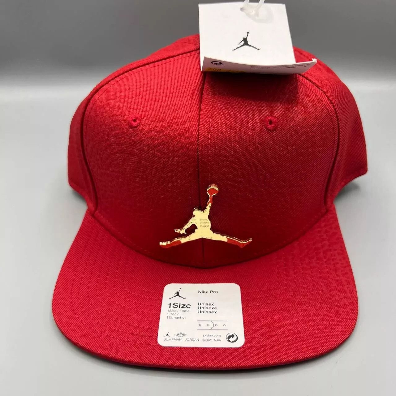 Jordan Brand Air Jordan Hat Men Cement Elephant Metal Logo Snap Back ...
