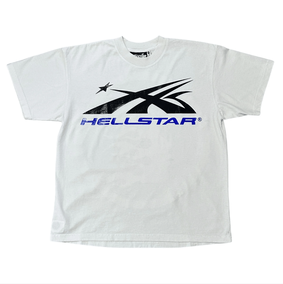 HELLSTAR Hellstar Gel Sport Logo (White/Blue) -- LARGE | Grailed