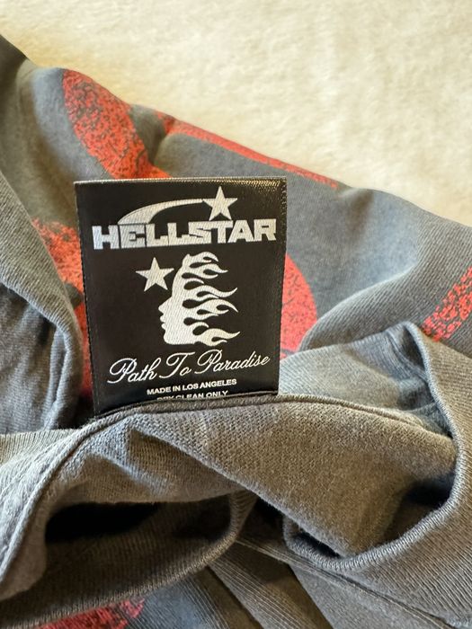 HELLSTAR Hellstar Jesus Emblem Black Tee | Grailed