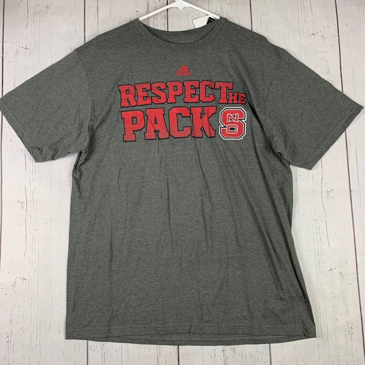 Adidas Respect the Pack North Carolina State NCS Large Tshirt Men | Grailed