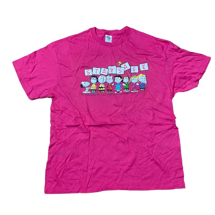 Delta "Stay Safe" Charlie Brown Delta Pro 8 XL T-Shirt | Grailed