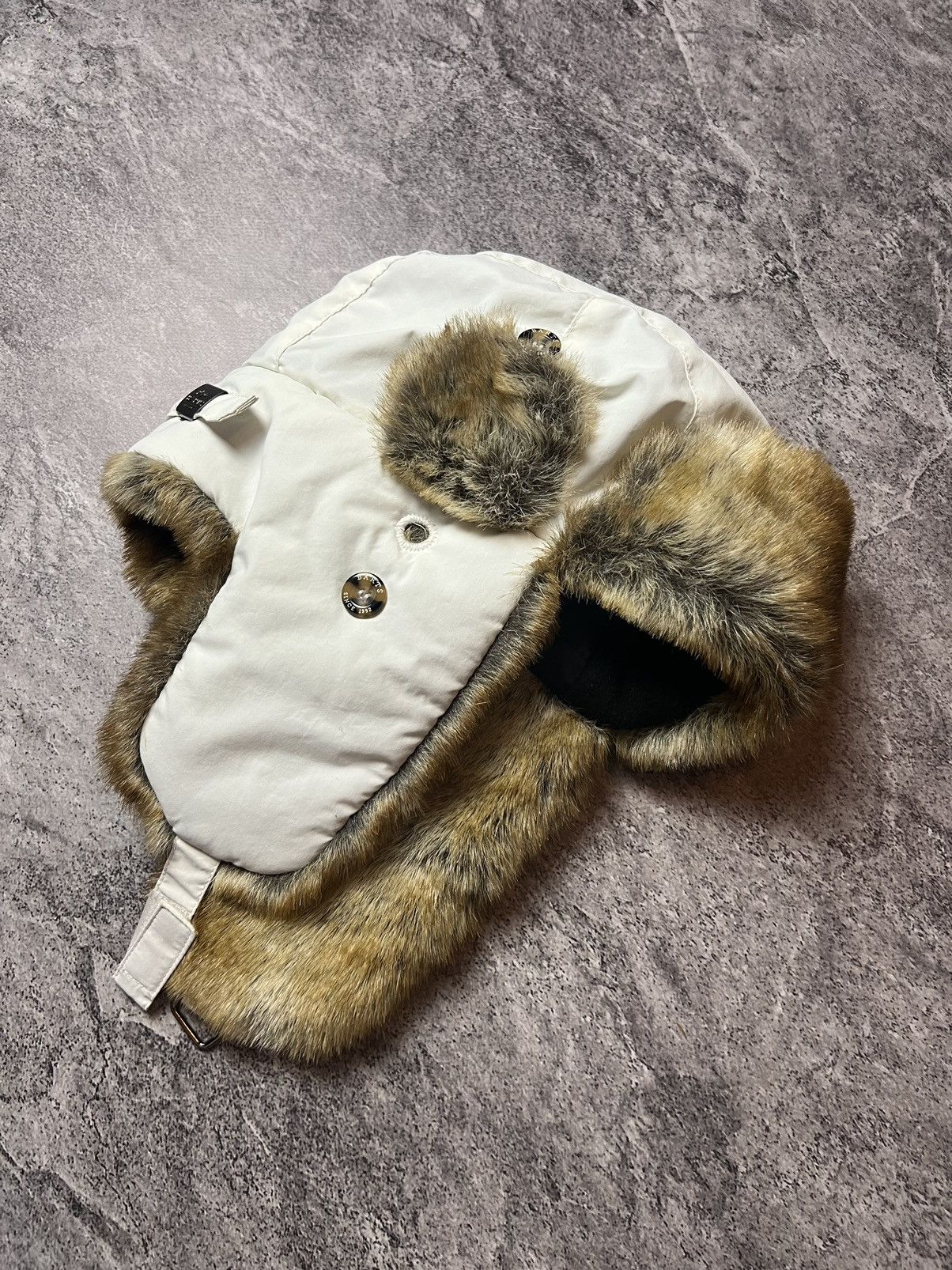 Vintage Y2K nylon faux fur fuzzy Japan Avant Garde USHANKA hat | Grailed