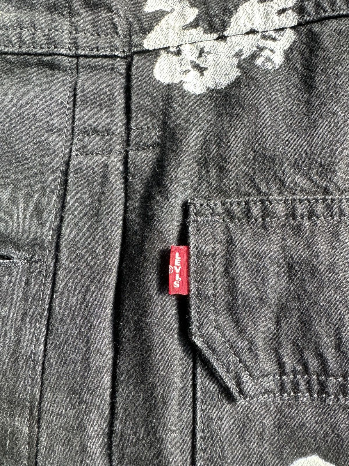 DENIM TEARS Denim tears black floral jacket | Grailed