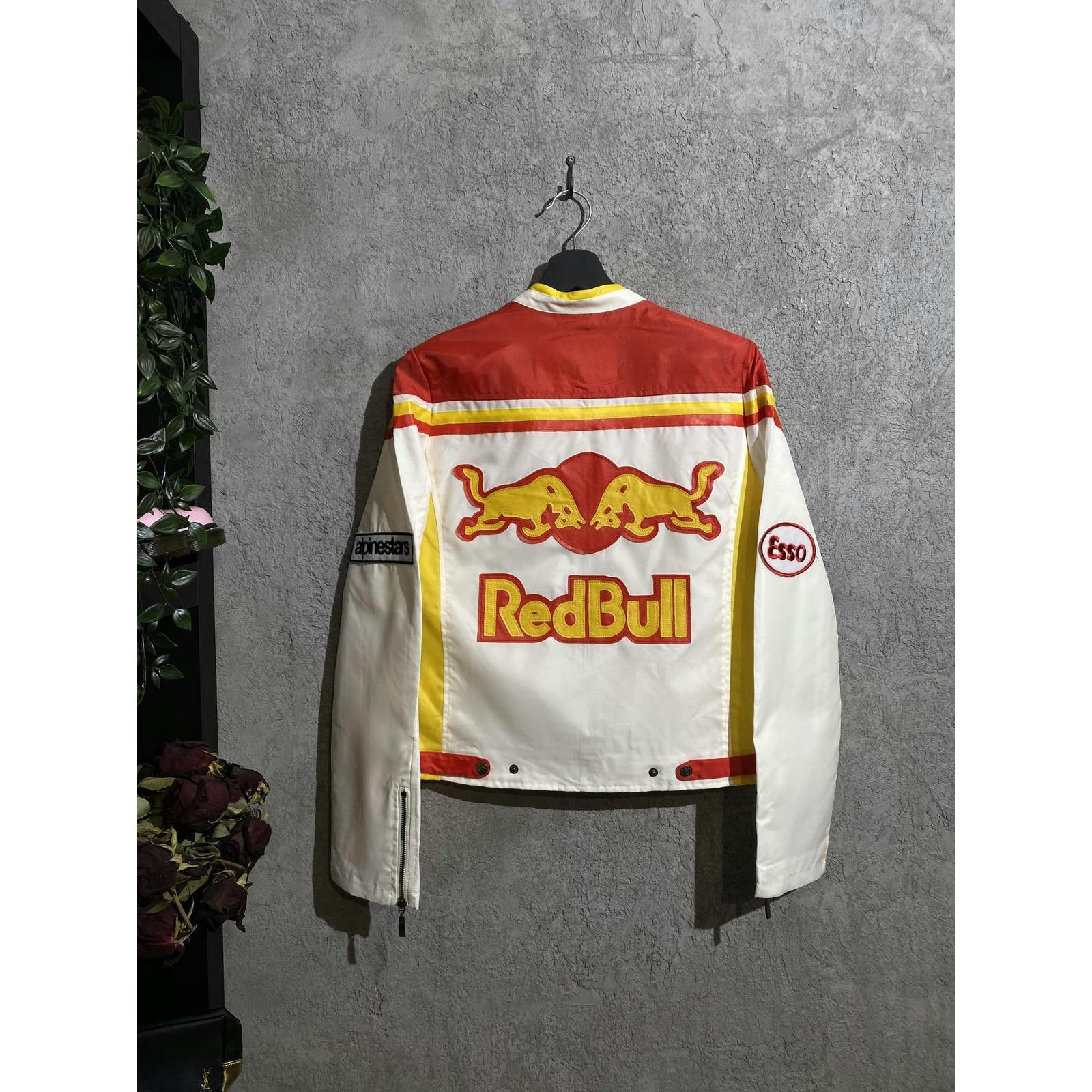 Vintage 🐂 VINTAGE RED BULL LEATHER JACKET PARIS LATE 90s Y2K SUMMER ...