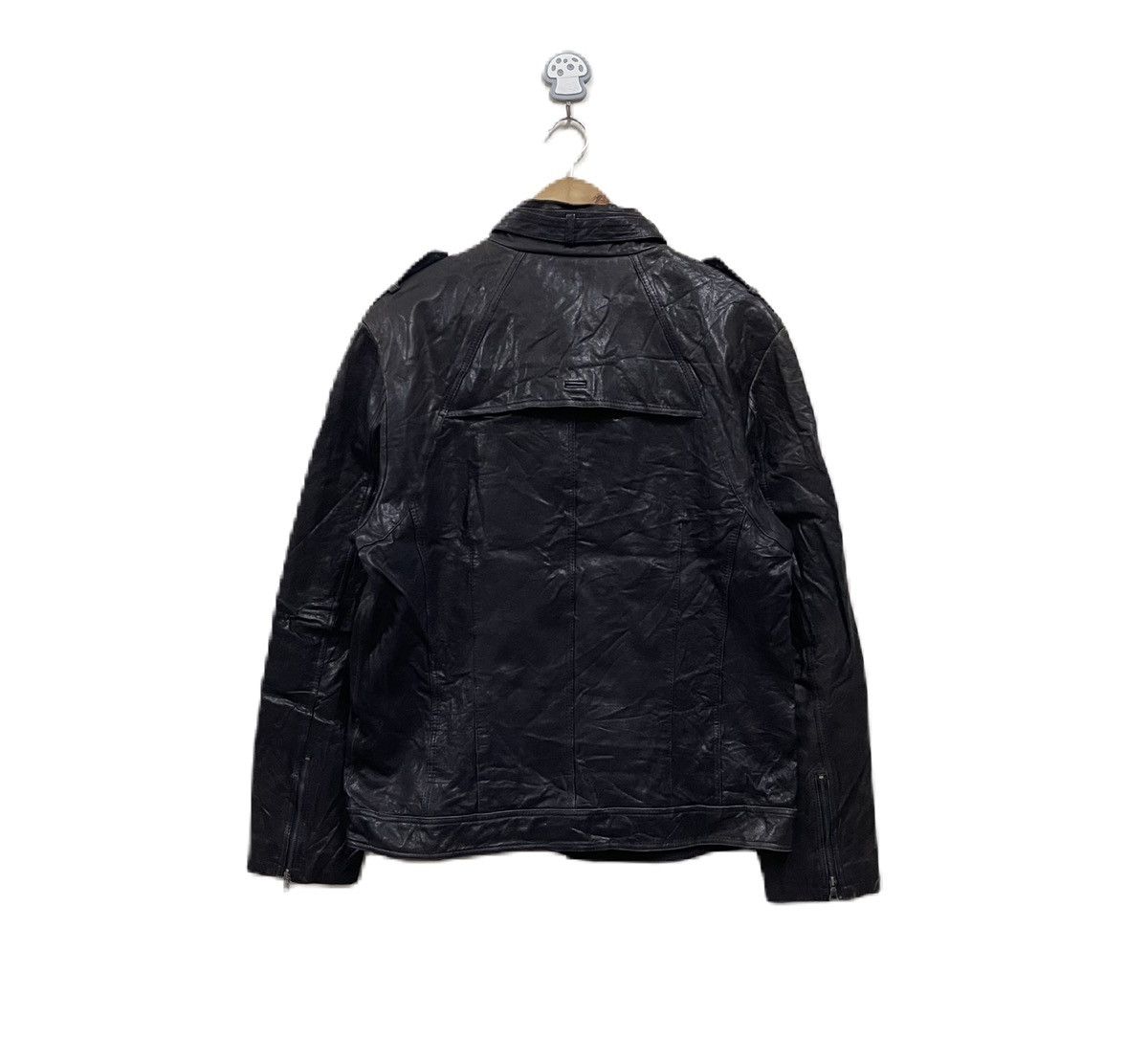 Designer Meridian Italy Leather Sheepskin Jacket | Grailed