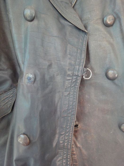 Hugo Boss Vintage 1940s Wehrmacht/Luftwaffe Officers Leather overcoat ...