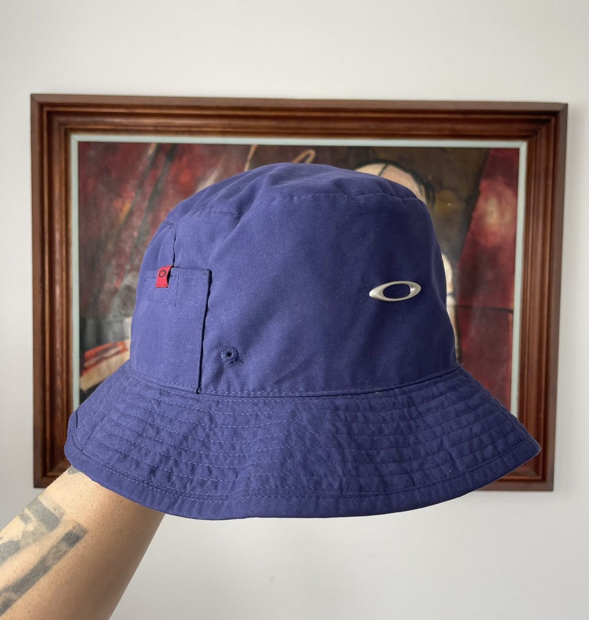 Hype × Oakley × Vintage Vintage Oakley Bucket Hat Cap Gorp-Core ...
