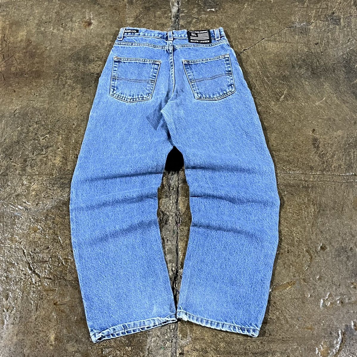 Polo Ralph Lauren × RRL Ralph Lauren × Vintage Crazy Vintage Y2K Polo Ralph Lauren Baggy Jeans ...