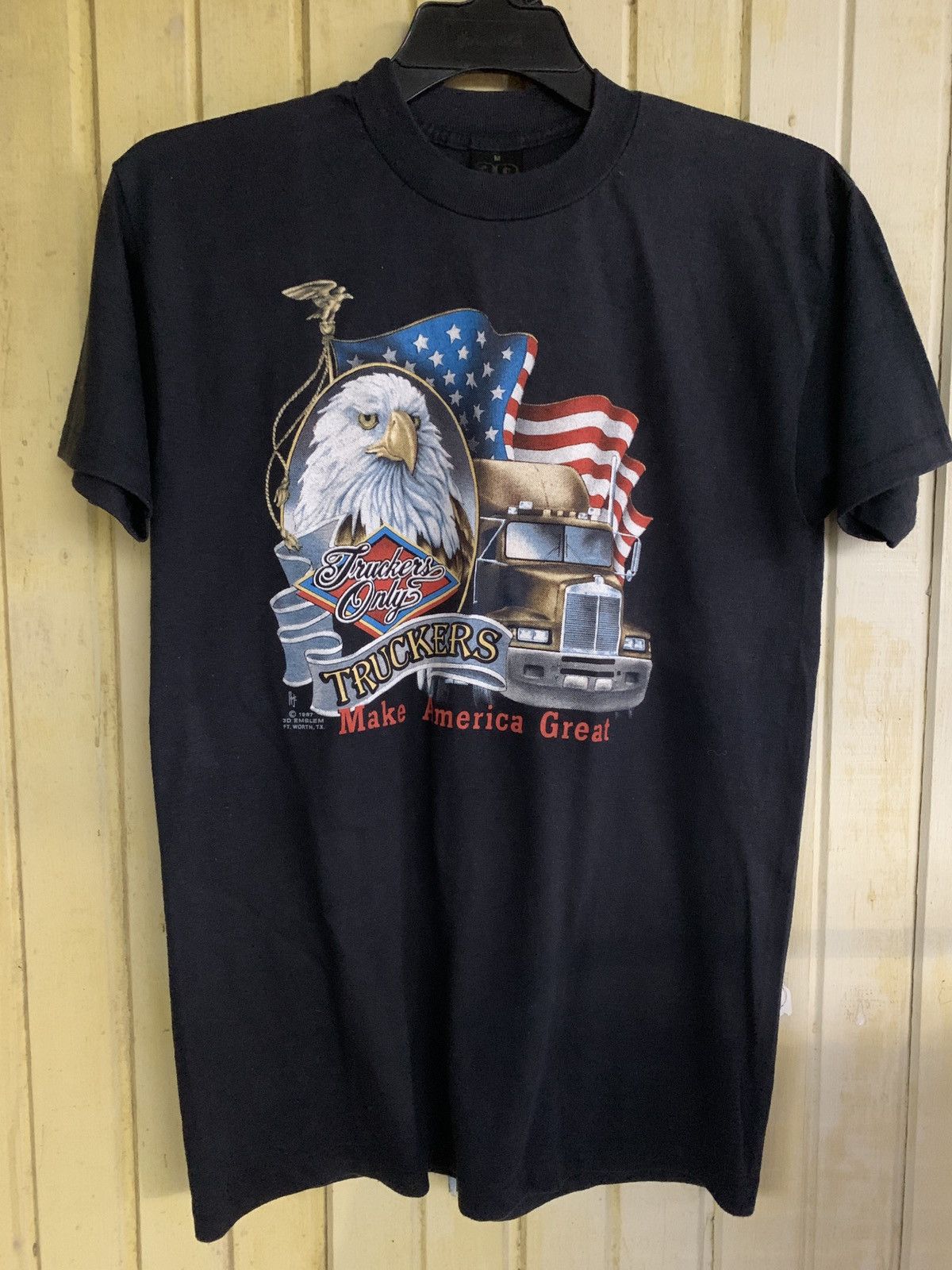 Vintage VINTAGE 3D EMBLEM TSHIRT | Grailed