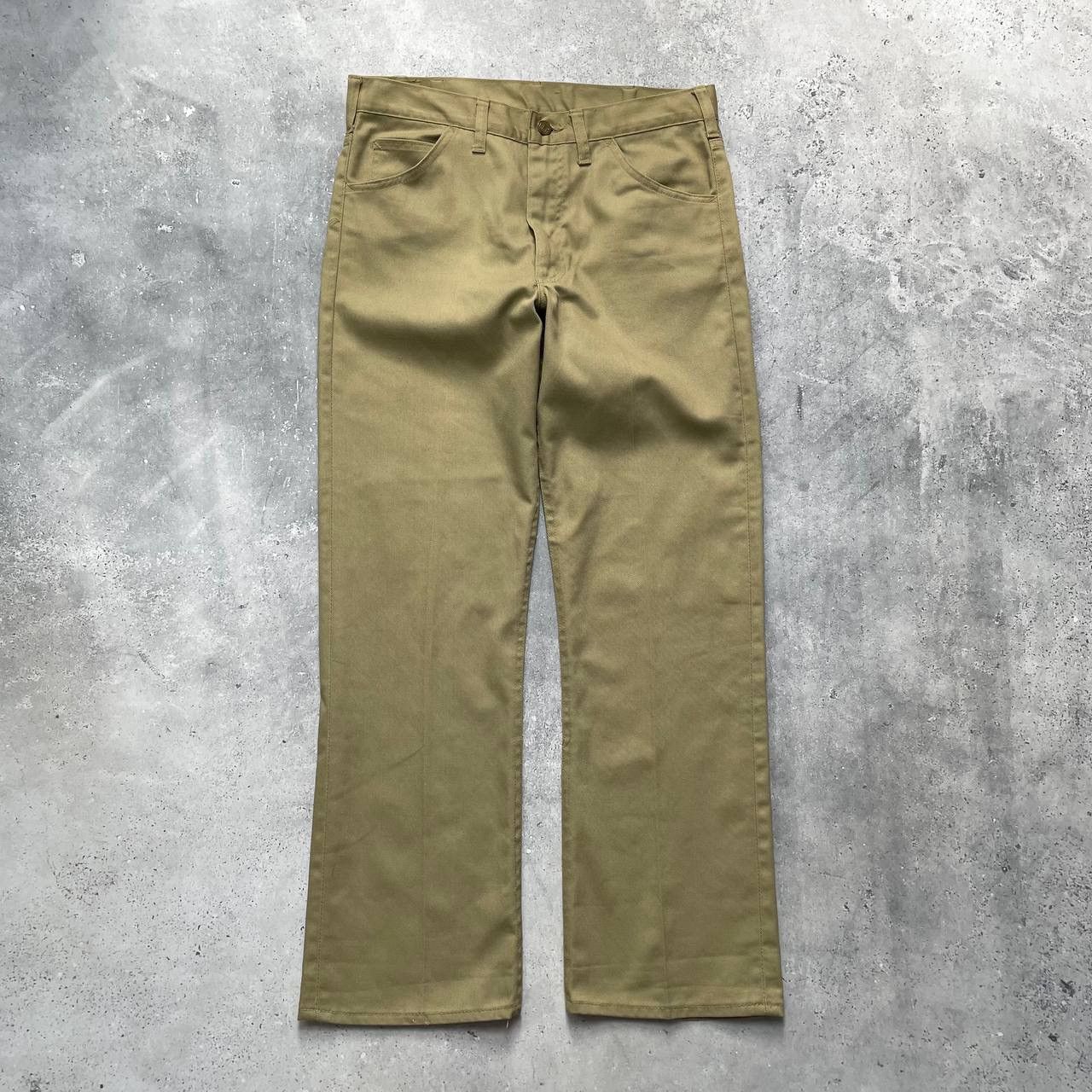 Vintage Vintage 70s 80s Lee Riders Bootcut Pants Beige | Grailed