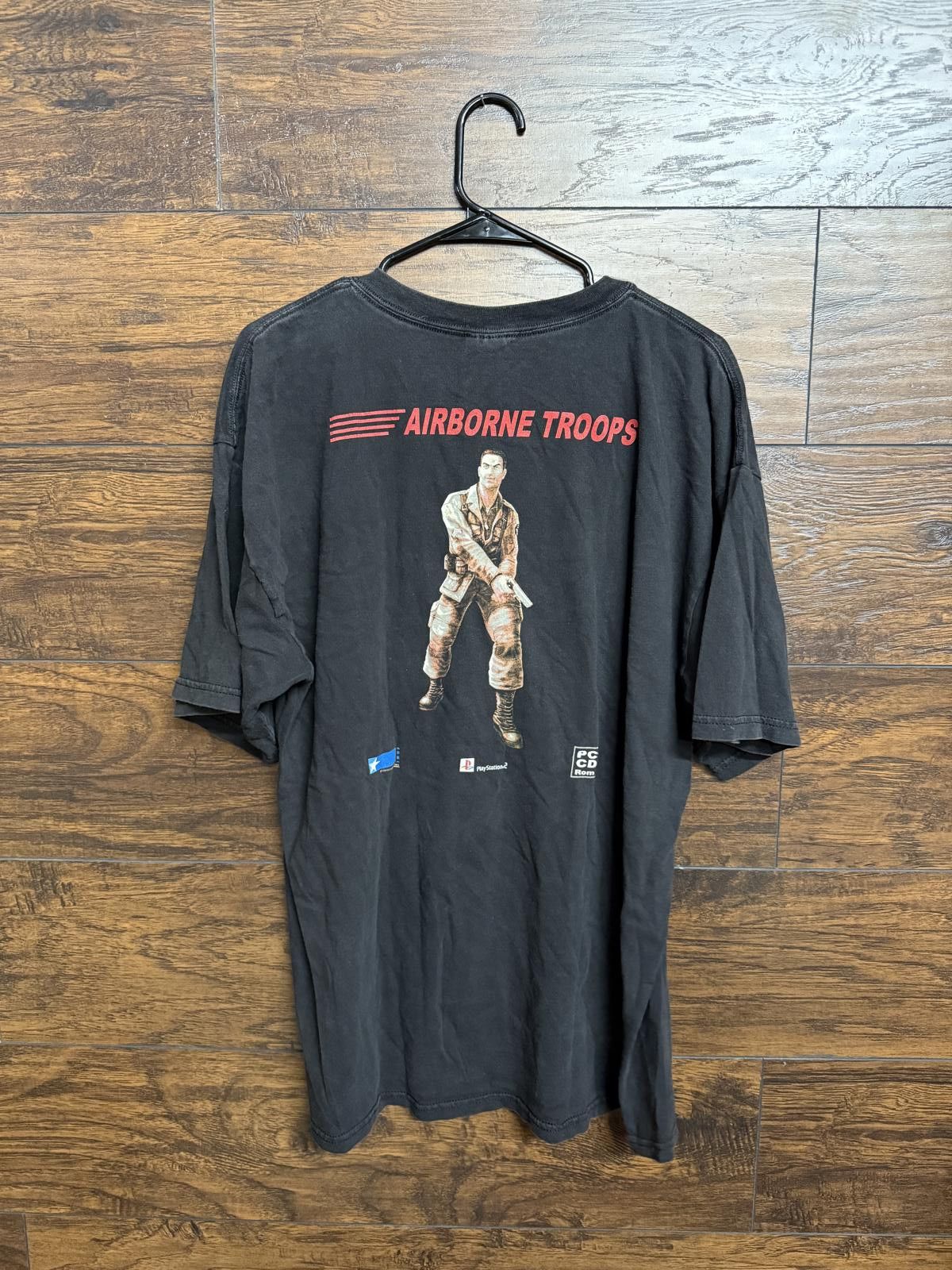 Gildan E3 T-shirt 2003 Playlogic Airborne Troops Playstation 2 XL | Grailed
