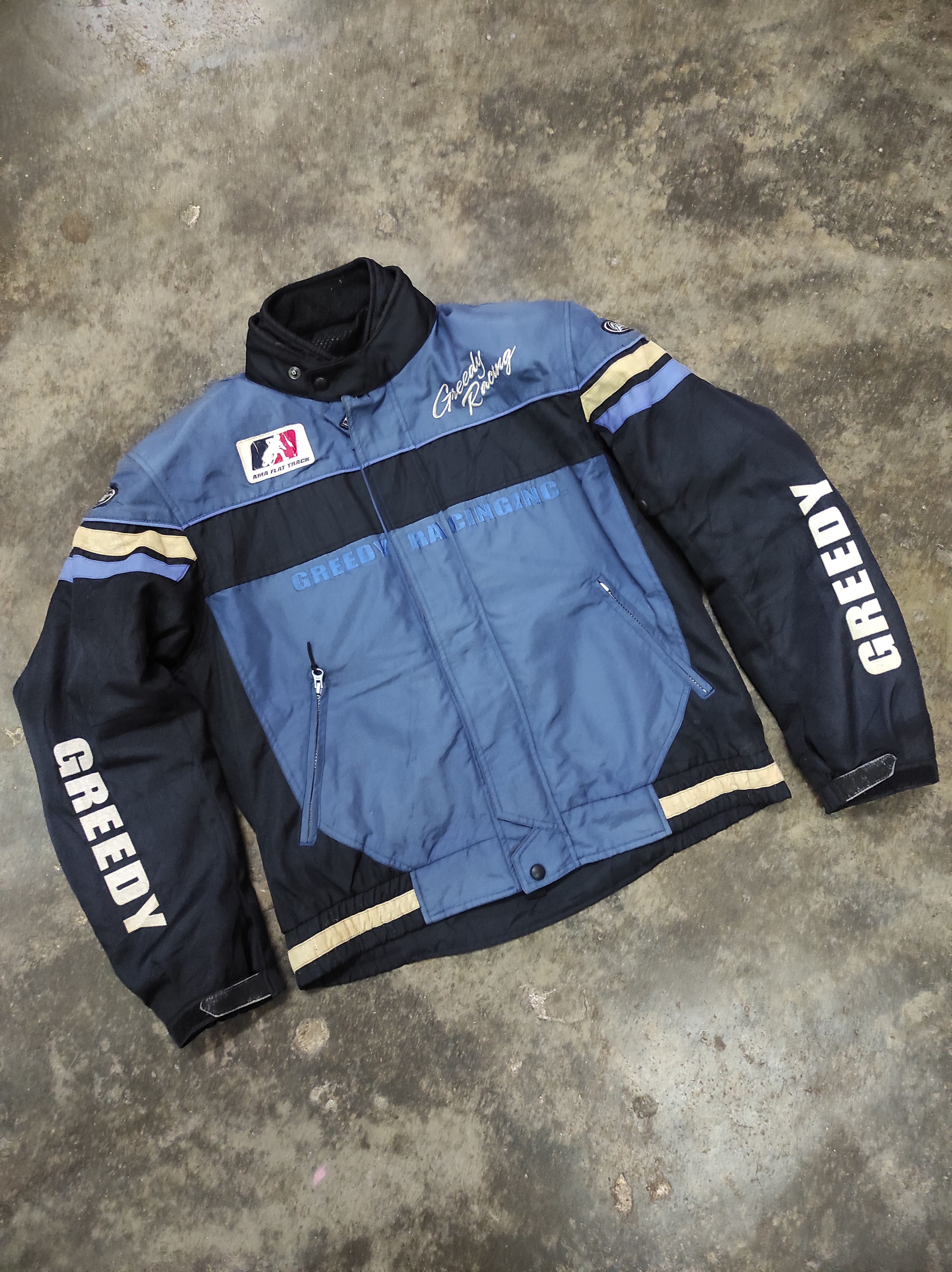 Greedy Genius × Moto × Racing Greedy Racing M C Gear S K Y Inc Padding Motorcycles Jacket Grailed