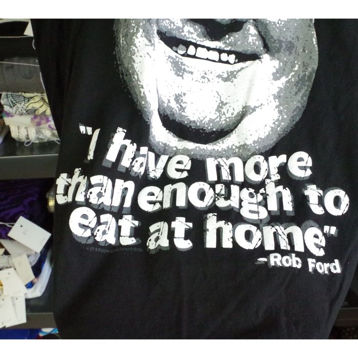 Random TSC844 | Rob Ford Funny Black Funny Meme Tshirt | Grailed