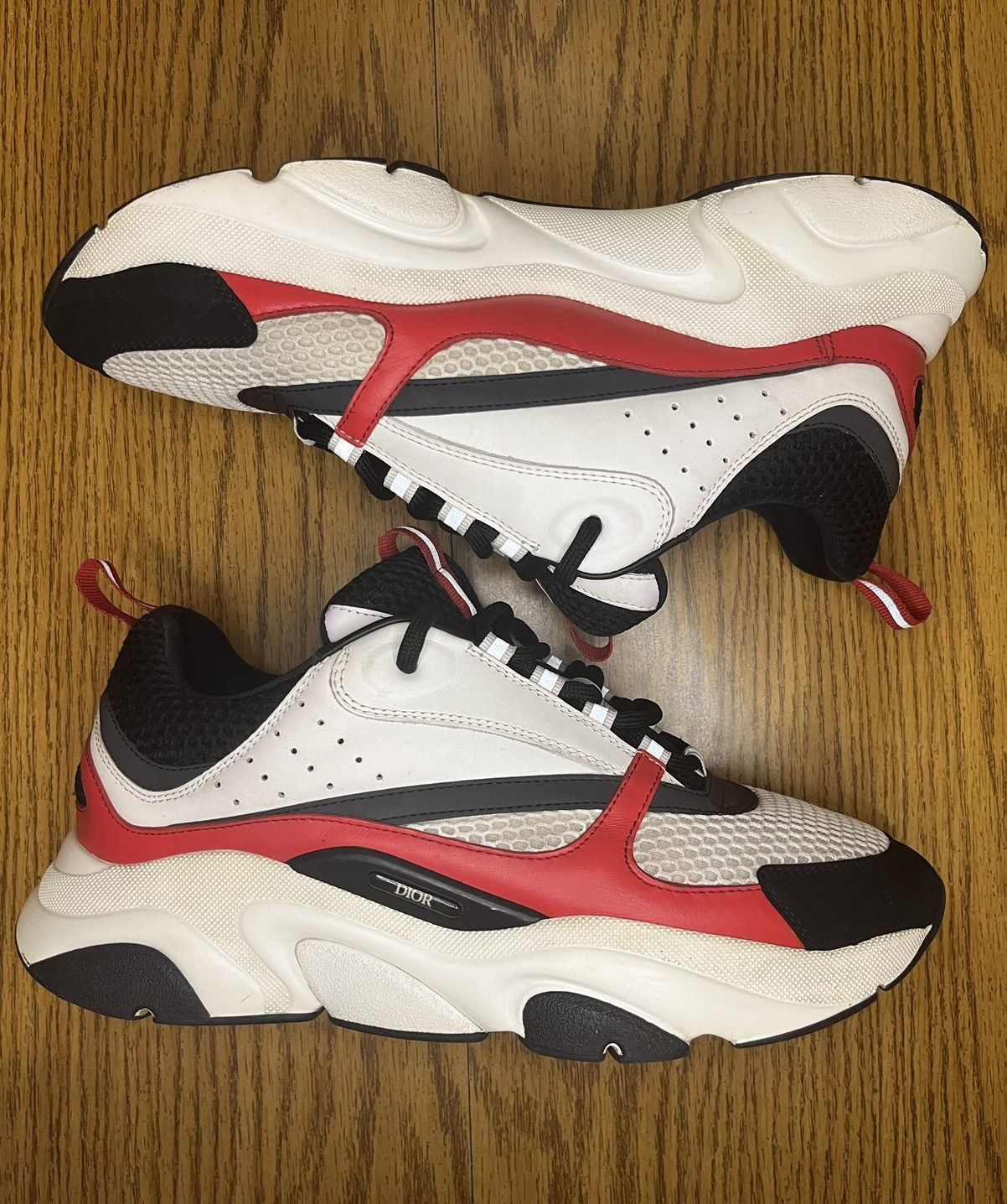 Dior Dior B22 Sneaker (White/Red) | Grailed