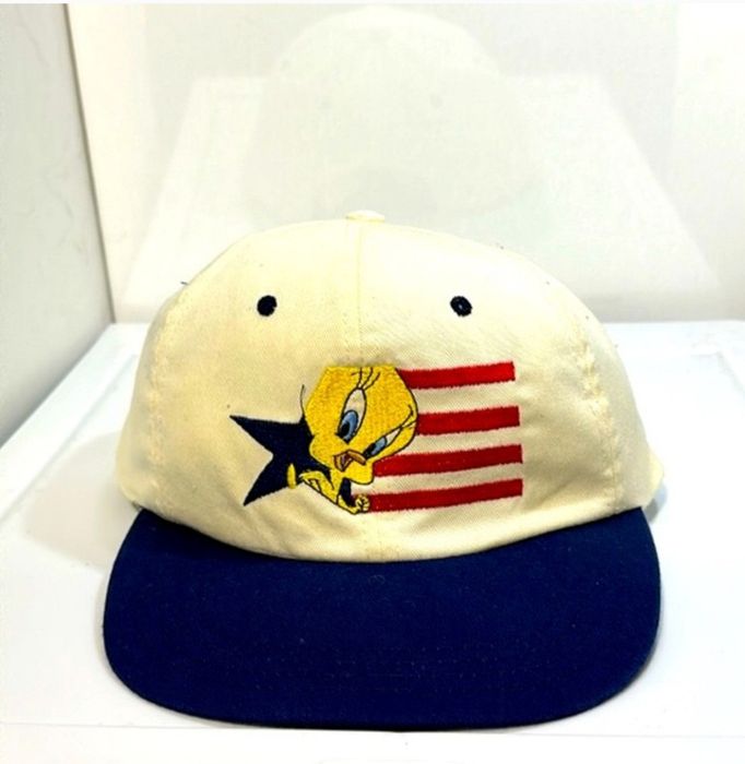 Disney VINTAGE | LOONEY TUNES | TWEETY BIRD | ADJUSTABLE | HAT/CAP ...