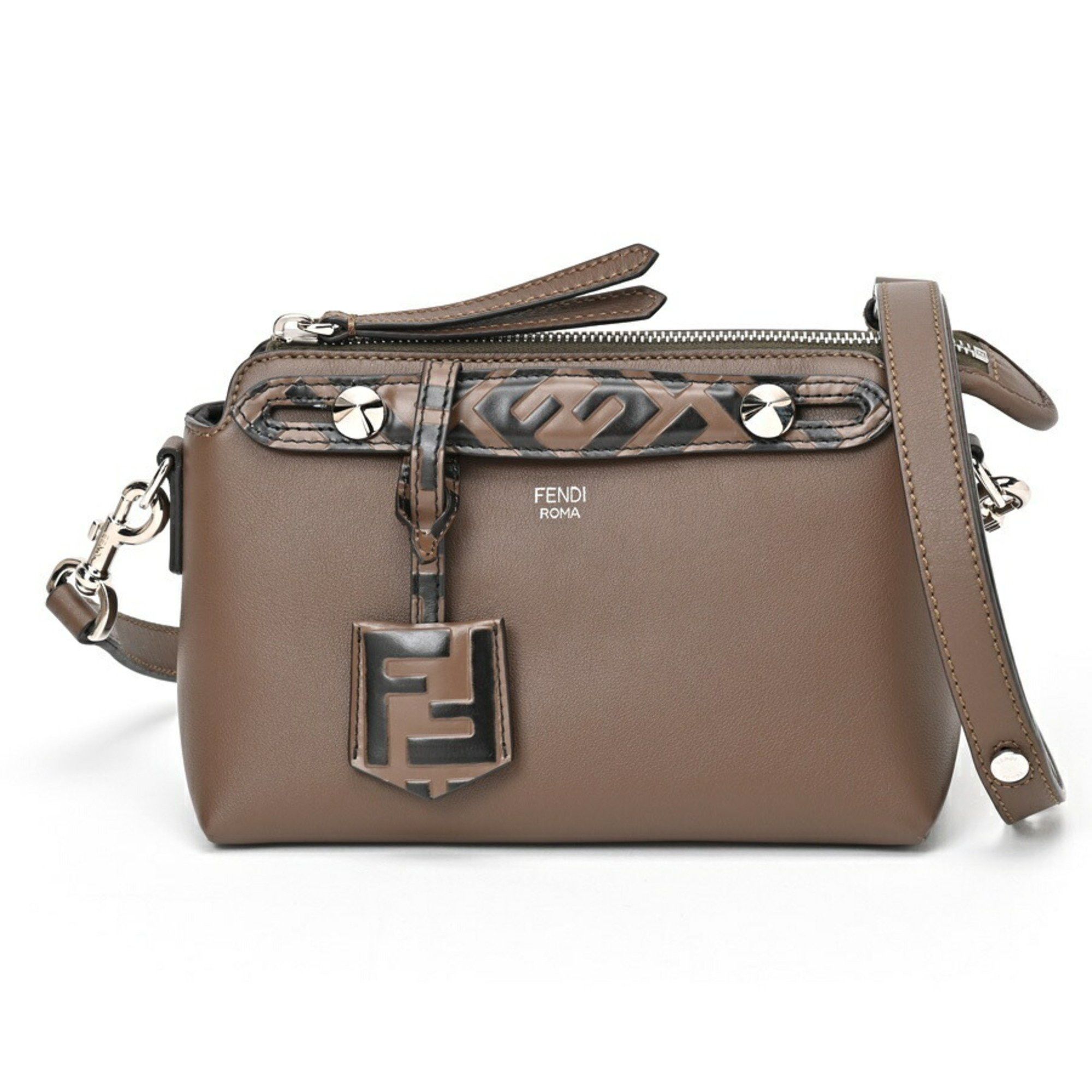 Fendi FENDI By the Way Small 8BL145 A6CO F0H3C Leather Brown S-156113 ...