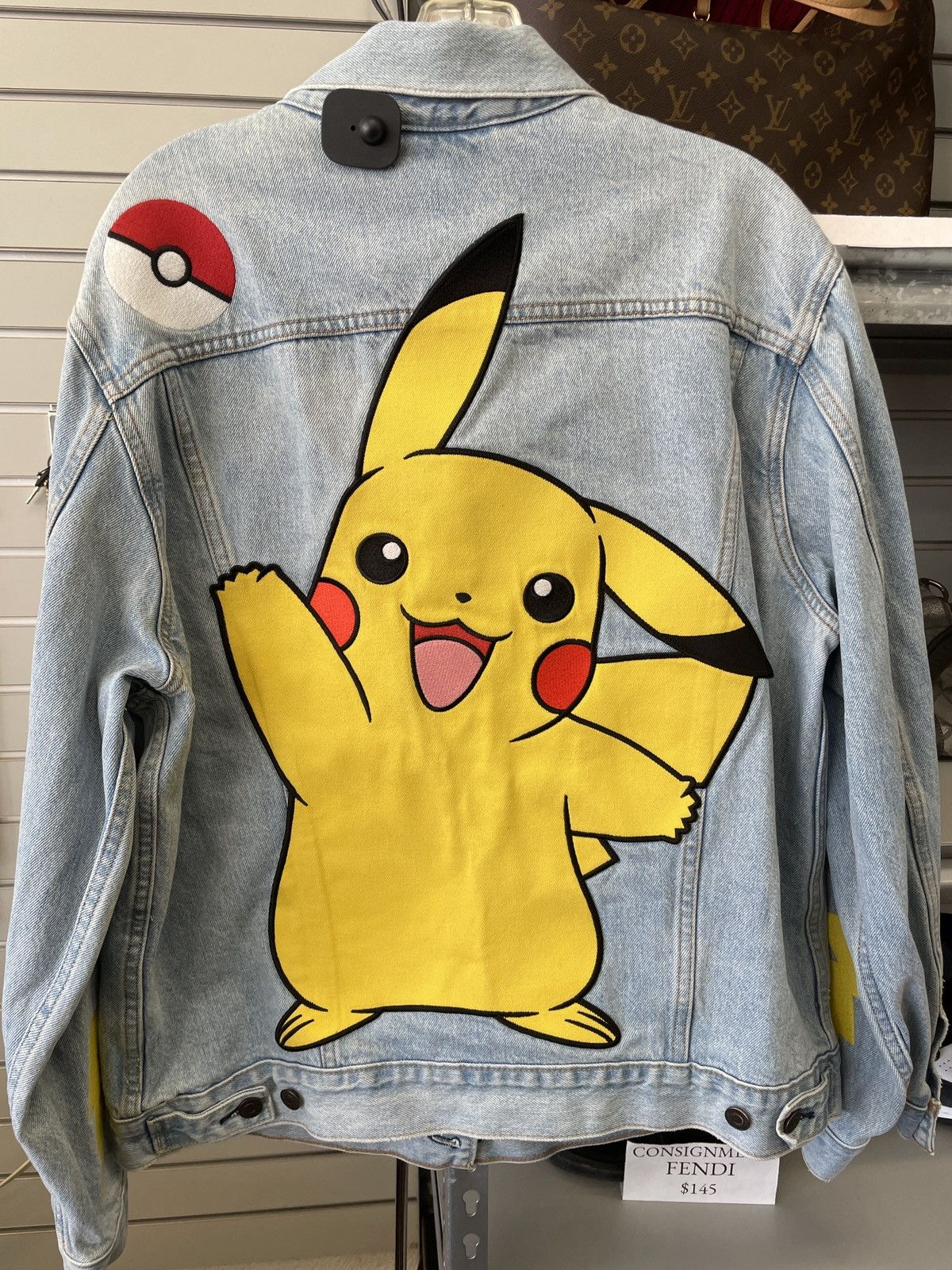 Levi's Levi’s x Pokemon Trucker Denim Jacket Pikachu large | Grailed