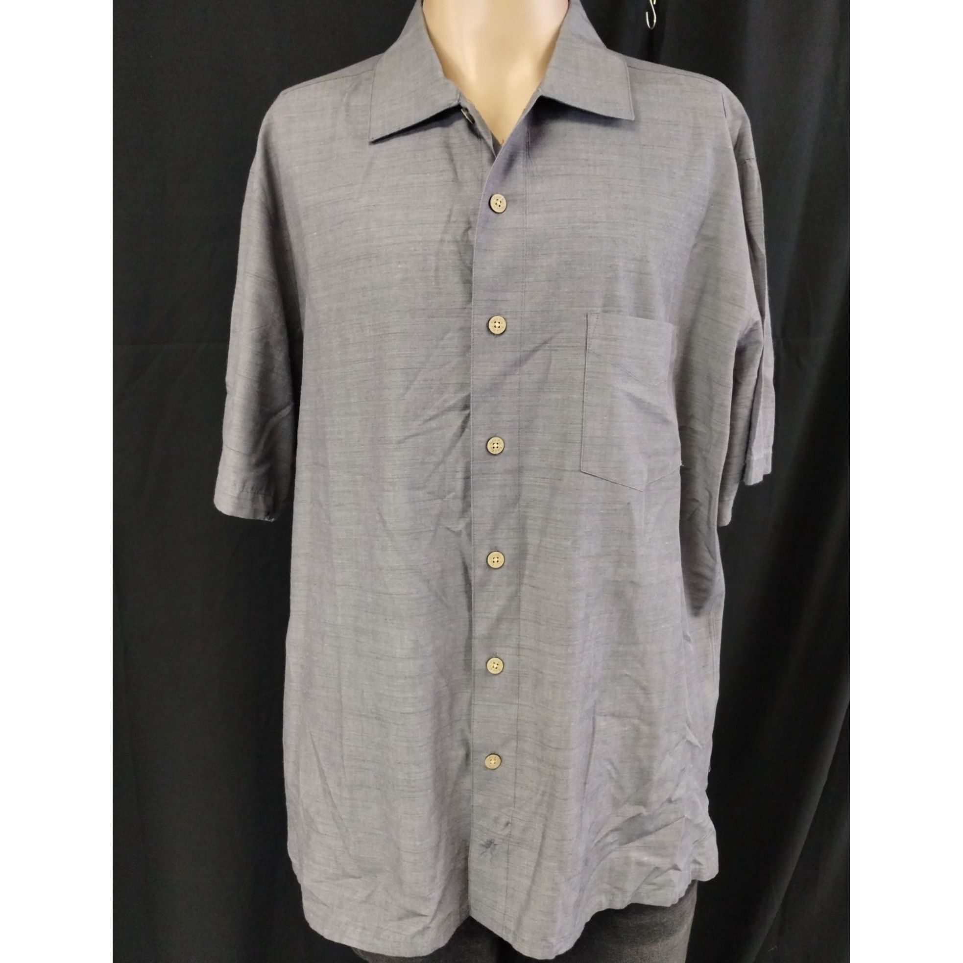 Batik Bay Batik Bay Men's Grey Shirt/Button Up Size XL SKU 3382 | Grailed