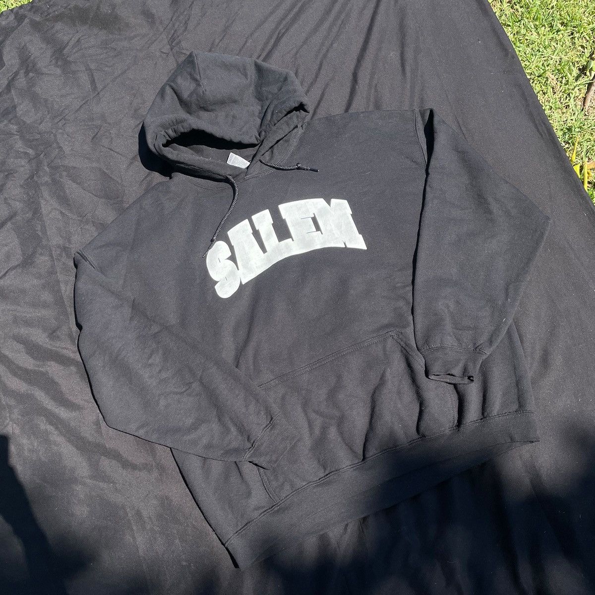 S4LEM S4LEM BLACK COLLEGIATE HOODIE | Grailed