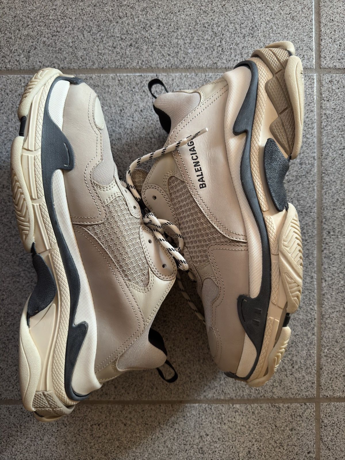 Balenciaga Balenciaga “Triple S” Beige | Grailed