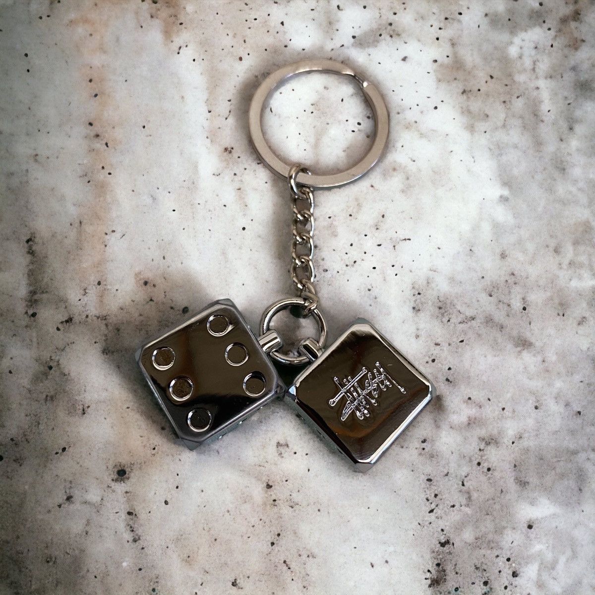 Stussy Stussy Metal Dice Keychain | Grailed