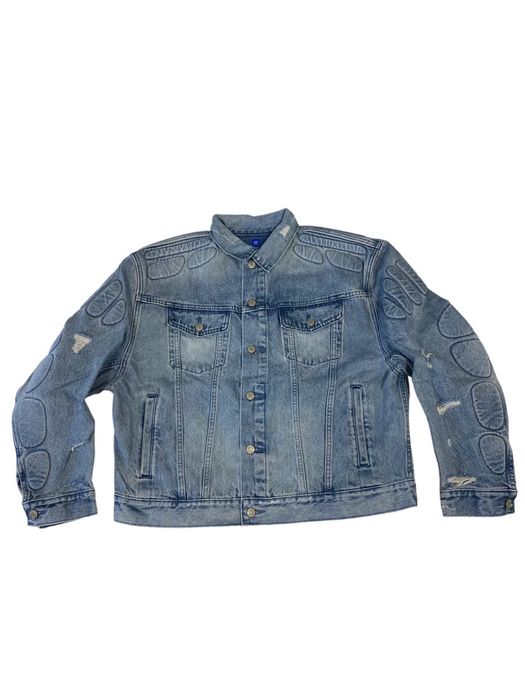 Gap Yeezy Gap Engineered By Balenciaga Padded Denim Jacket | Grailed